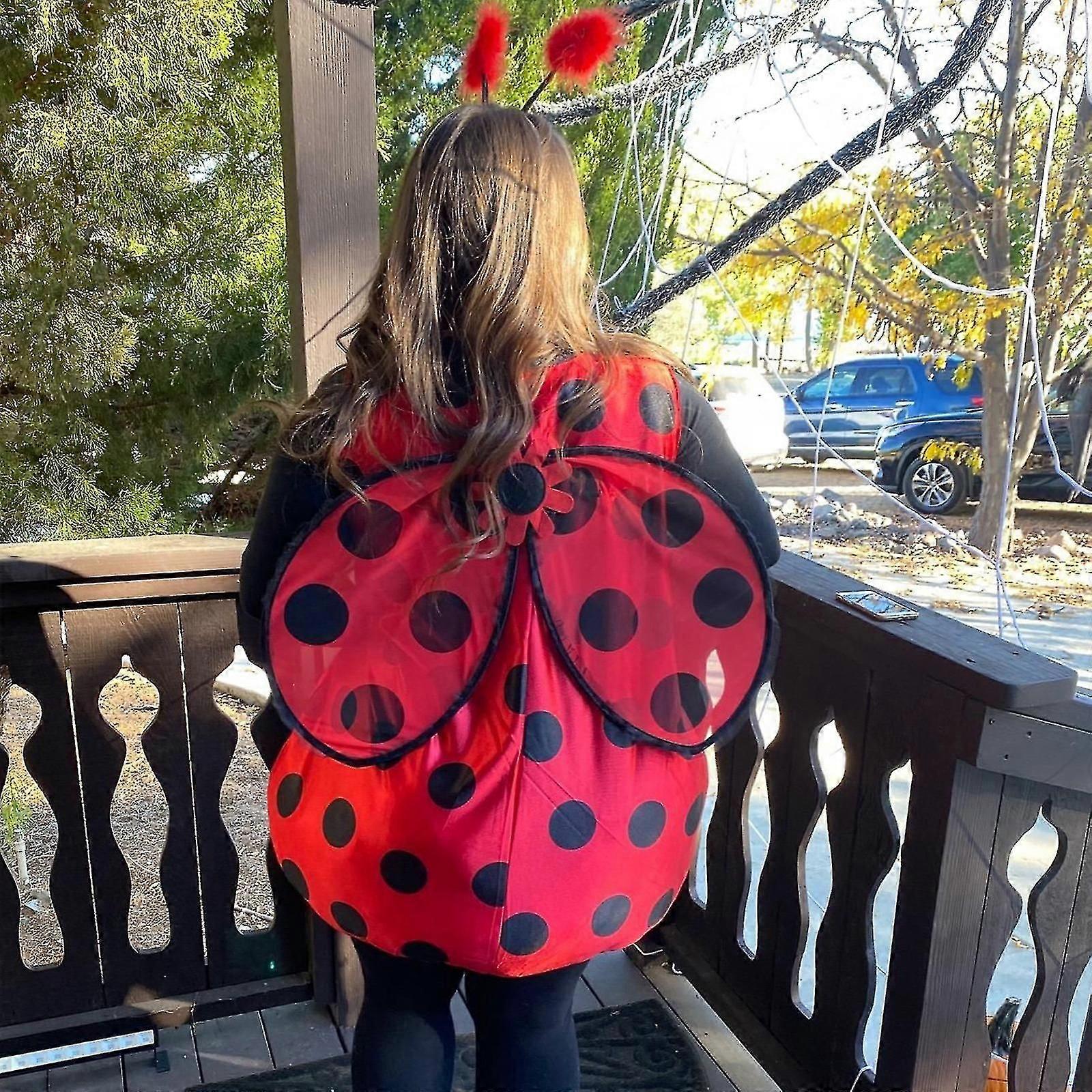 Adult Halloween Costume Kit - Cute Yellow Bee Ladybug Cosplay Outfit ...