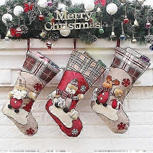 Christmas Sock, Reindeer Sock, For Christmas Decoration, Candy Bag ...