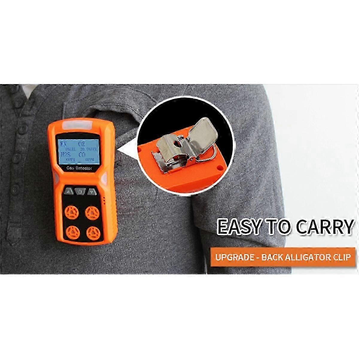 Multi Gas Detector Gas Meter O2 H2s Co Lel 4 In 1 Oxygen Hydrogen ...