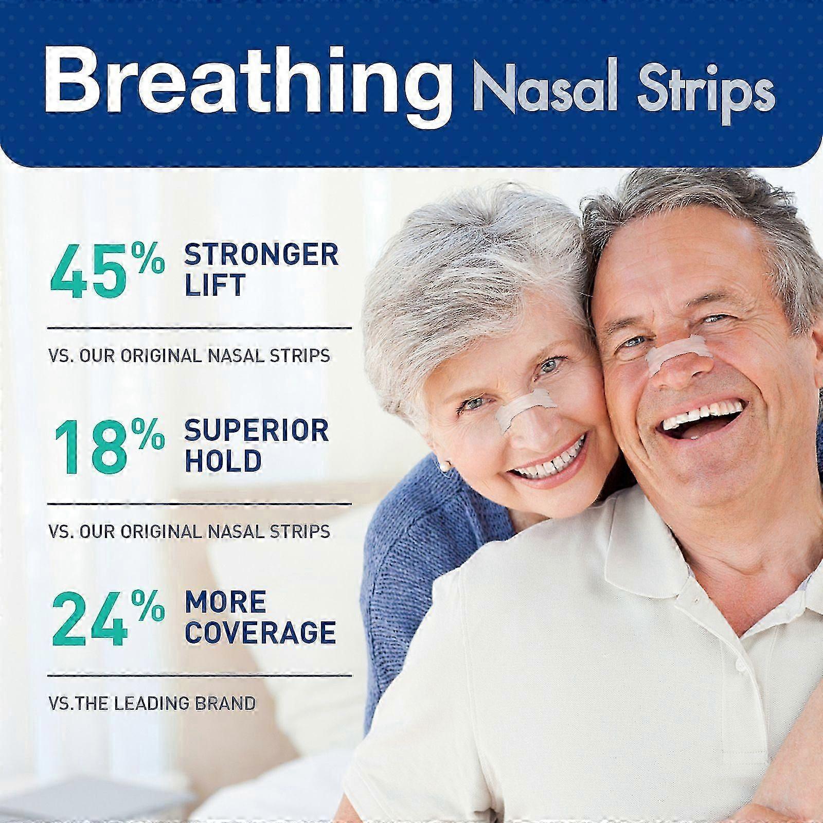 44 Strong Nasal Supports Strips - Clear Extra Strength Nose Stop ...
