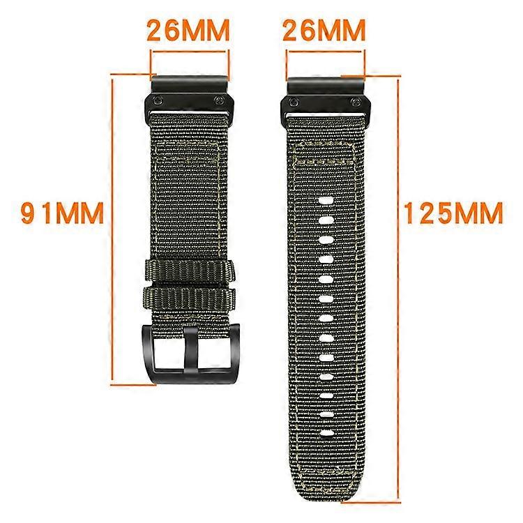 26mm Quick Release Strap Compatible For Garmin Tactix 8 51mm / epix Pro ...