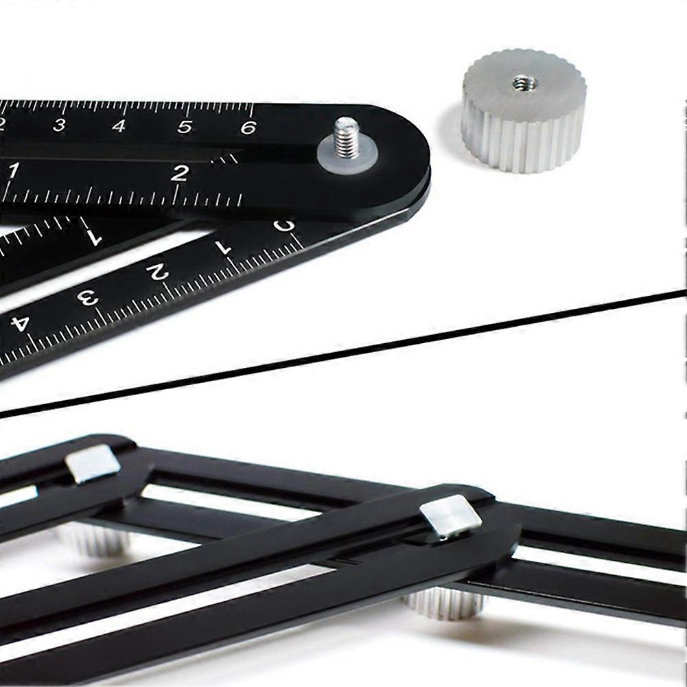 Aluminium Alloy Multifunction Folding Ruler: Hand Tool for Measuring ...