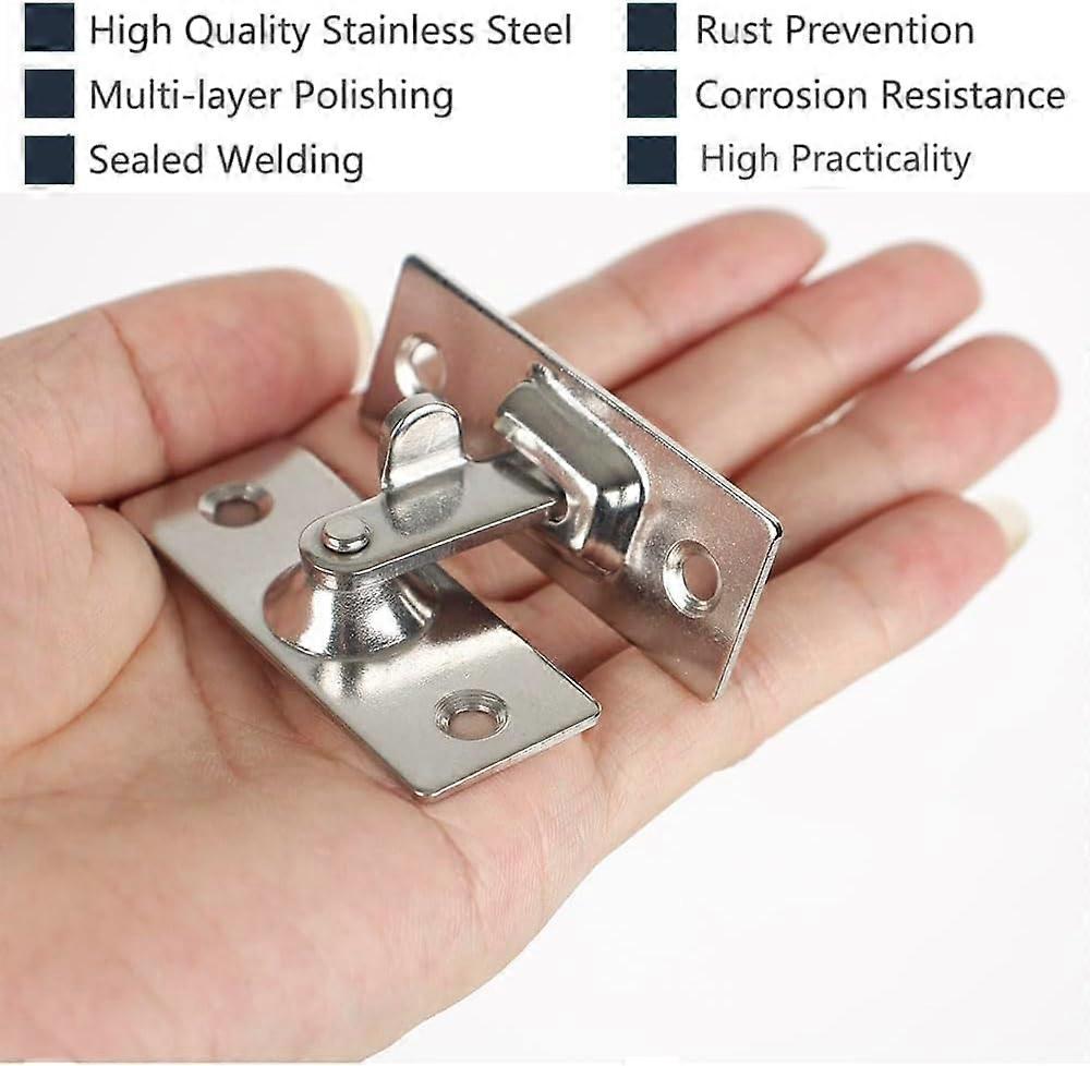 90 Degree Sliding Door Lock Latch Stainless Steel Right Angle Bend ...