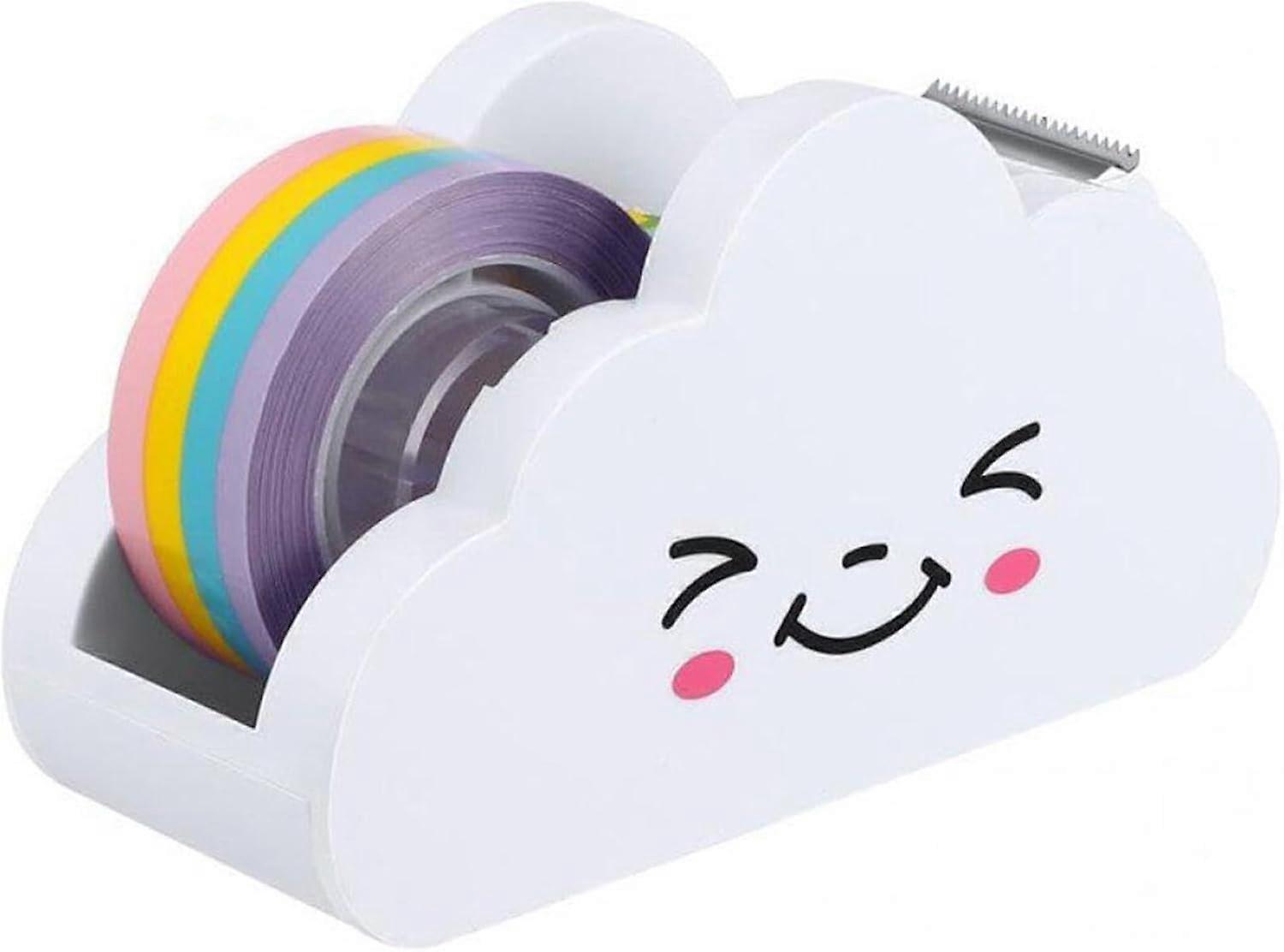 Sturdy tape dispenser with 1 roll of packing tape, 1.8 cm wide, tape ...