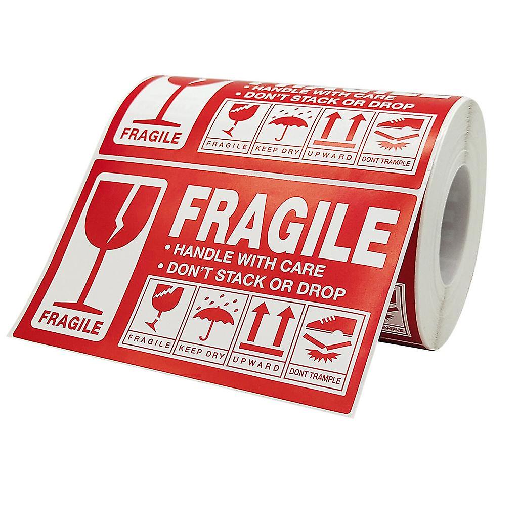 500pcs Fragile Stickers Warning Label Sticker Handle With Care Don't ...