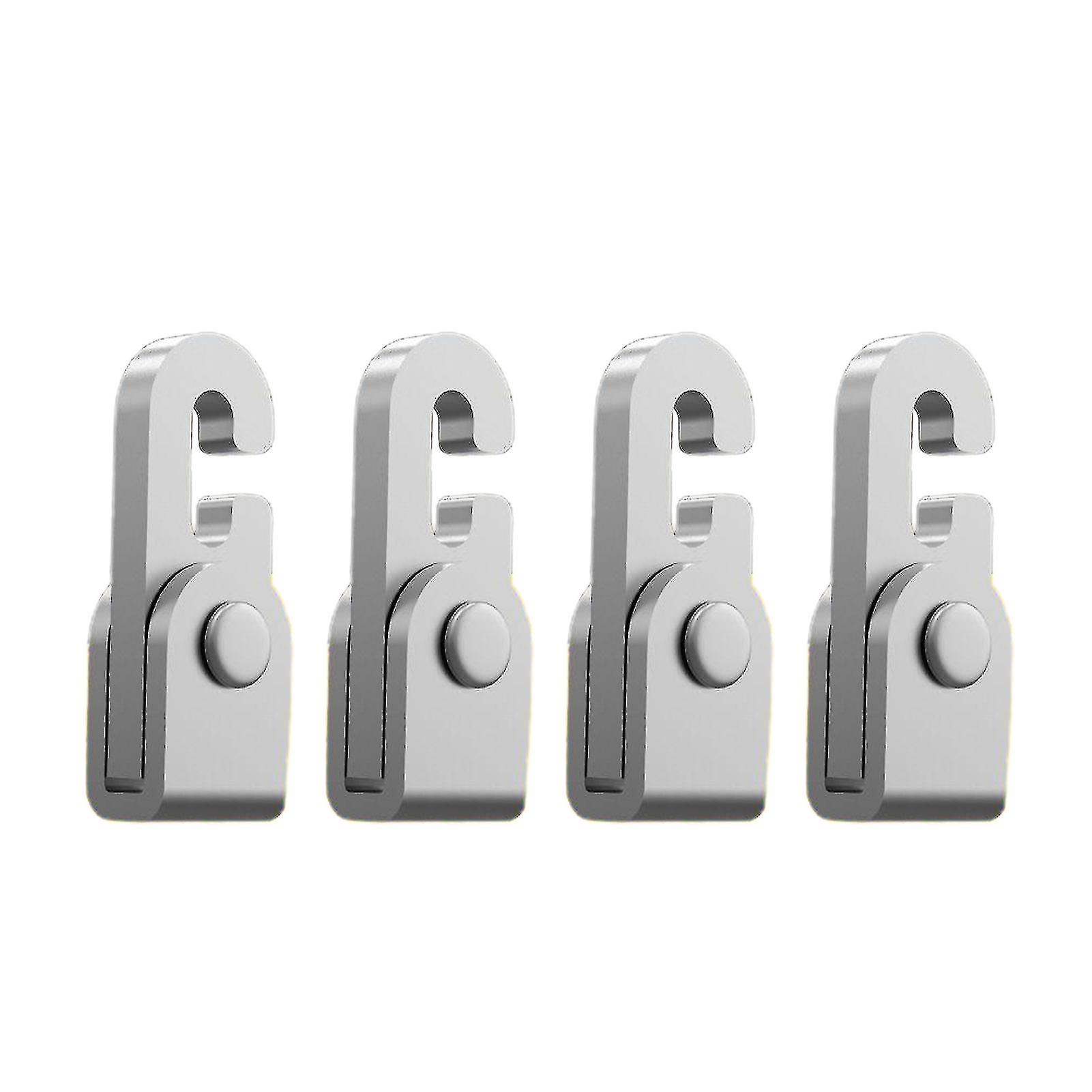 1 Set Automatic Lock Hook Stable Stainless Steel Practical Self-locking ...
