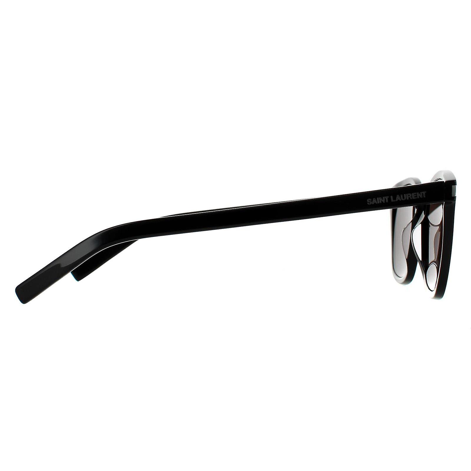 Saint Laurent solbriller SL 28 SLIM 001 Svart grå | Fruugo NO