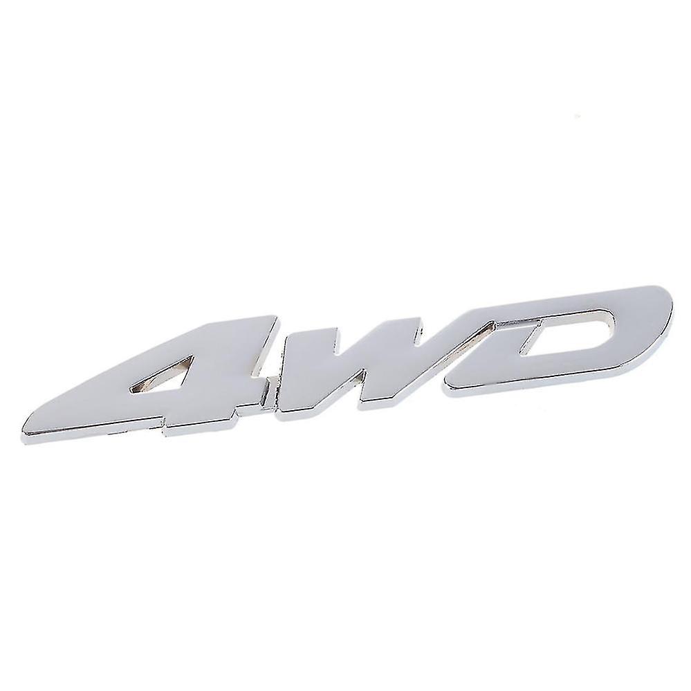 4wd Displacement Car Chromed Emblem Badge Car Sticker Logo | Fruugo UK