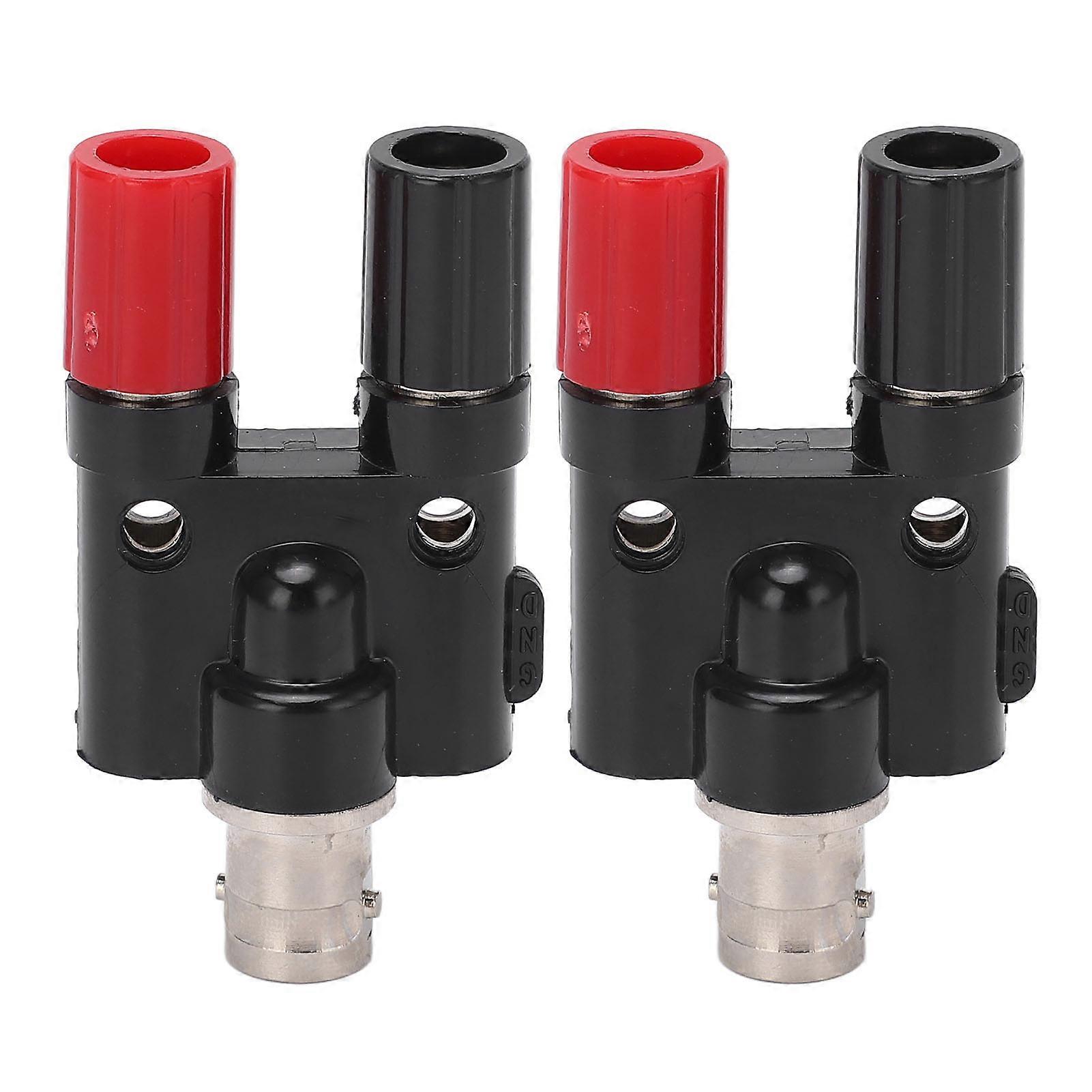 BNC Female to Dual Banana Socket RF Coaxial Splitter Adapter - 2pcs | Fruugo UK