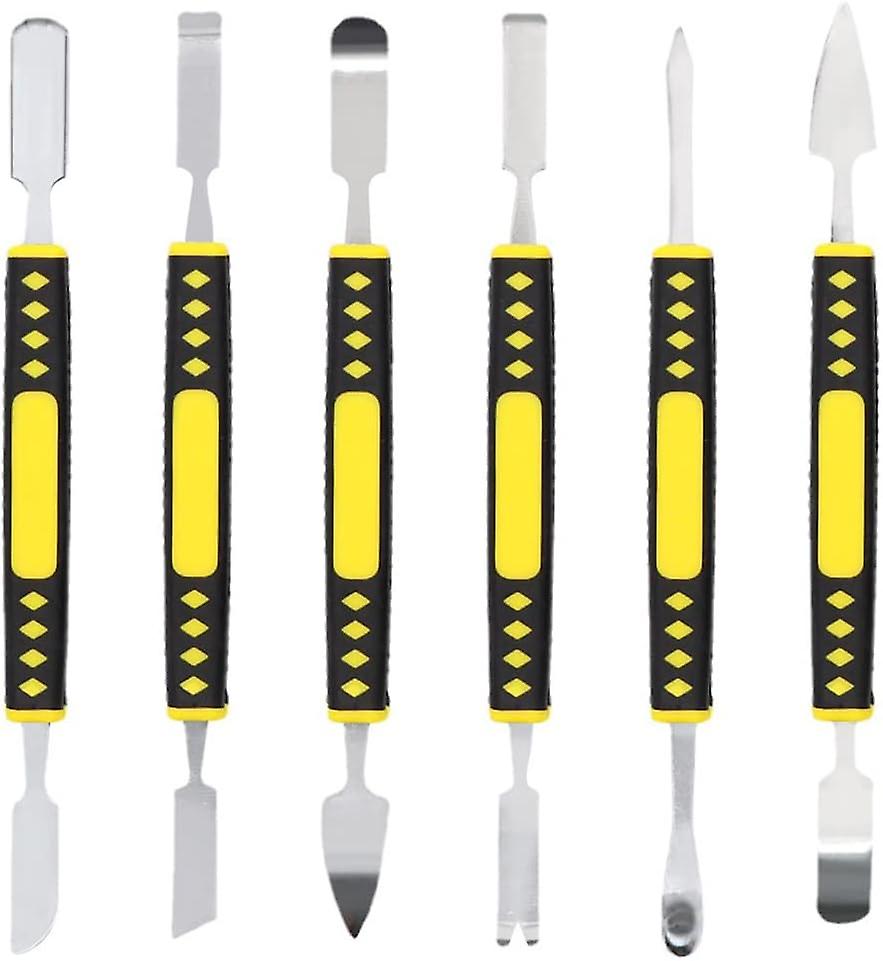 Metal Crowbar 6-Piece Set Metal Crowbar Set Repair Tools Mini Multi ...