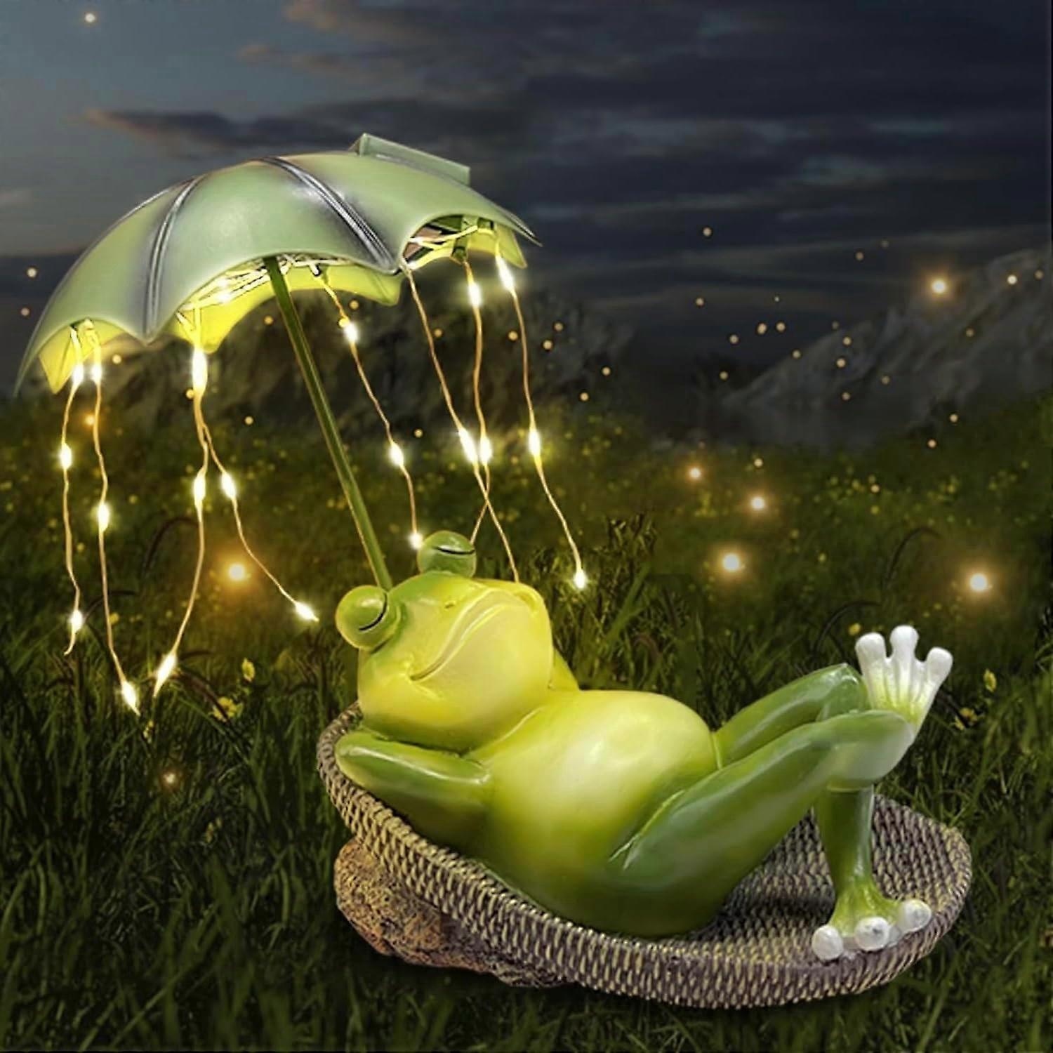 Garden Ornaments Outdoor Solar Frog Statues - Home Decor Garden Frogs ...