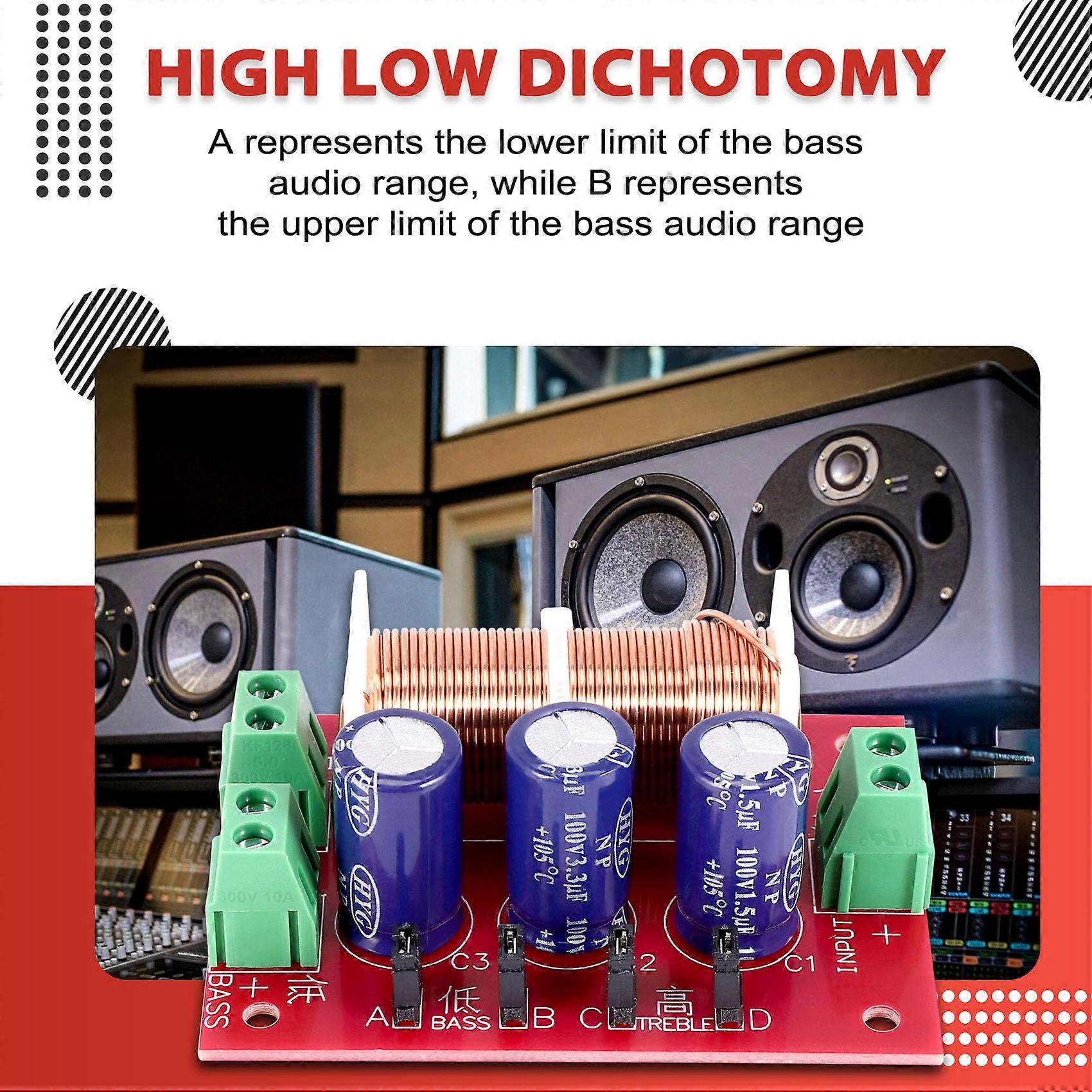 YLY-2088 Audio Frequency Divider 400W Adjustable 2 Way Crossover ...