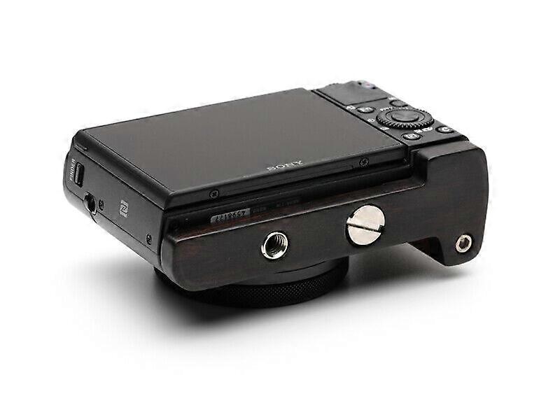 Wood Handle Grip Baseplate Plate Bracket For Sony Rx100 Ii Iii Iv V Vi ...