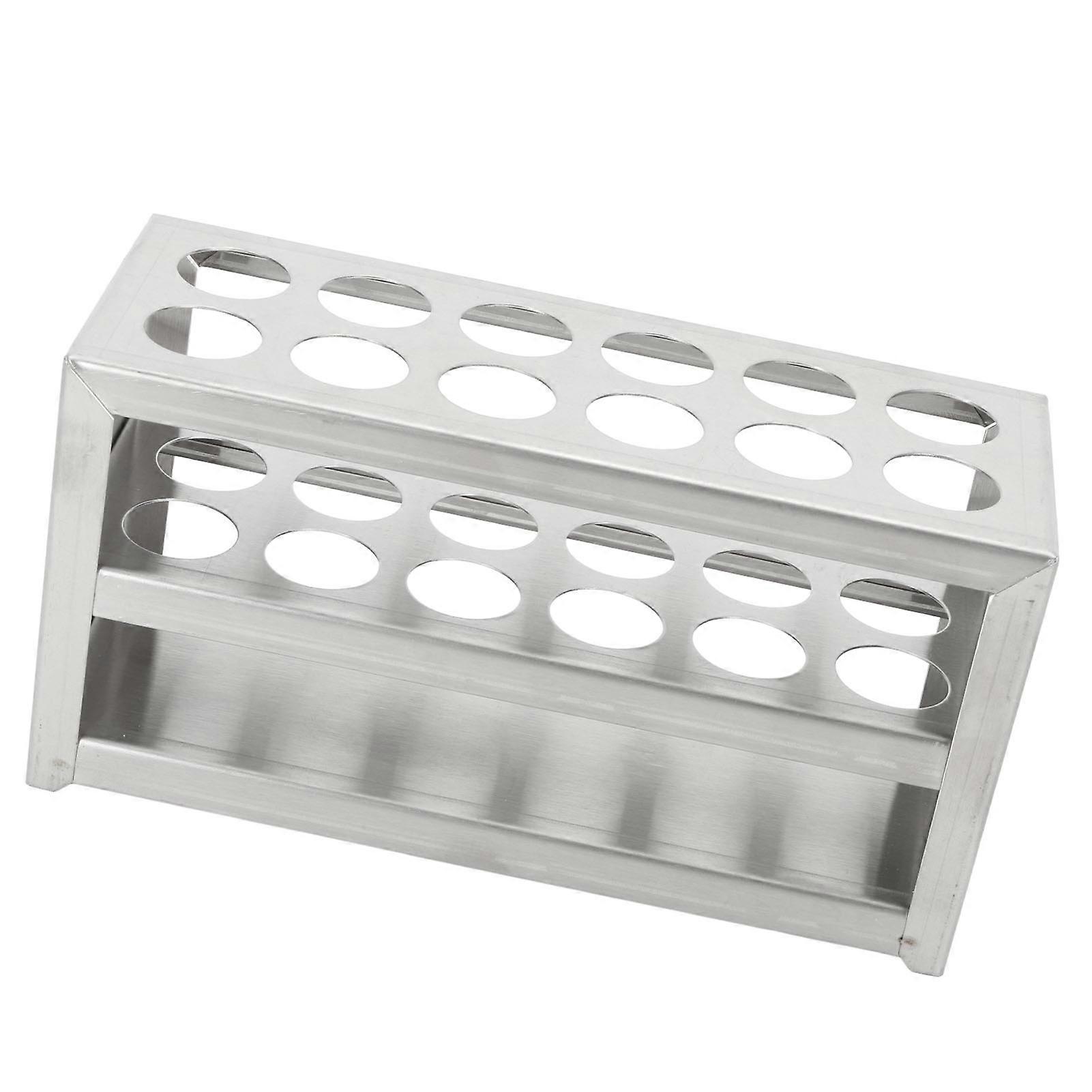 Metal Test Tube Rack 12 Holes 0.75in Strong 3 Tiers Stainless Steel ...