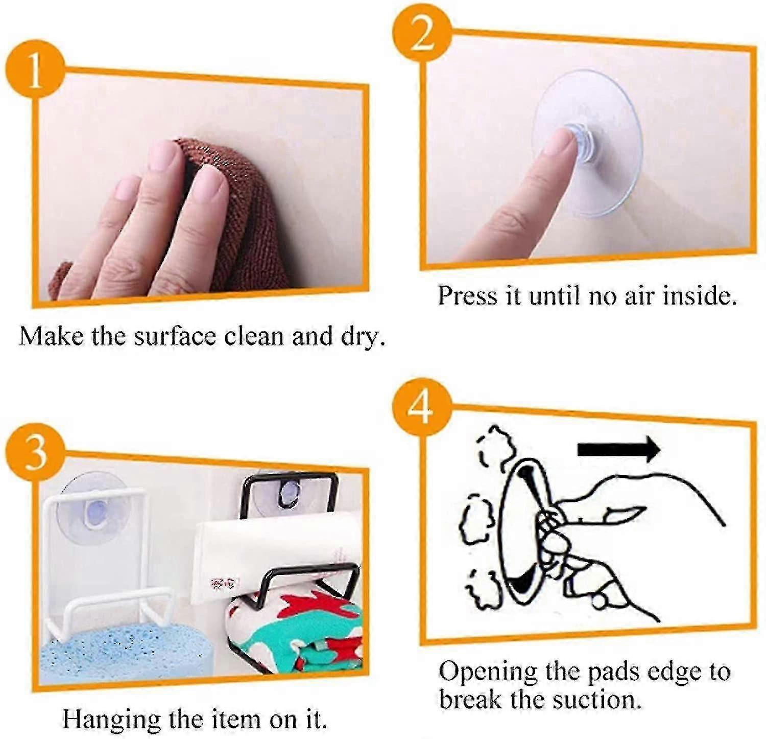 Auspicious-clear Suction Cup, 60 Pieces Clear Plastic Suction Cups ...