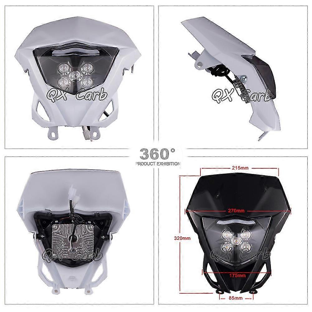 Led Headlight Headlamp For Yamaha Wr250f Wr250r Wr450f Yz250f Yz450f Yz ...