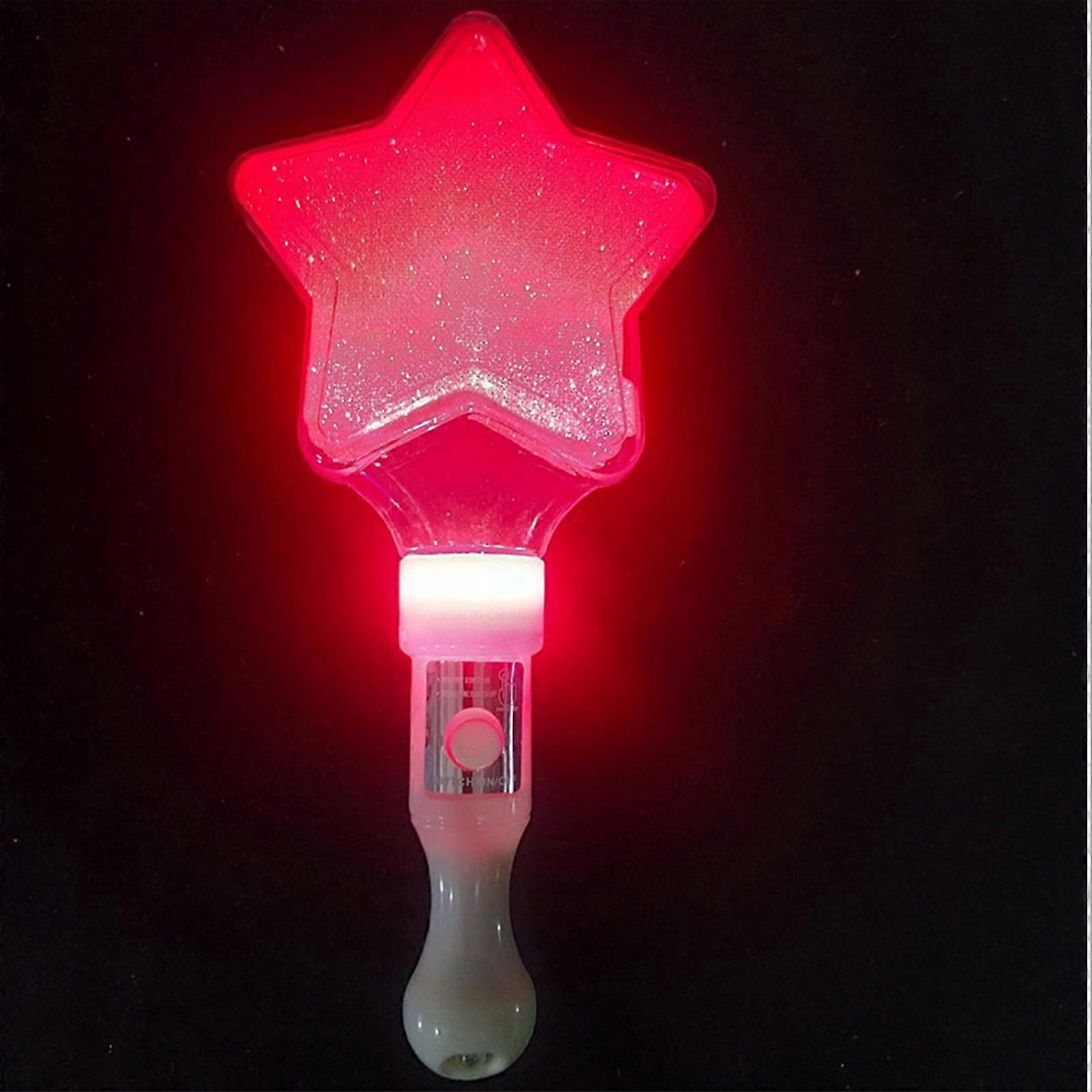 Cute Star Shaped Led Glow Stick Luminous Support Aid Rod Collection For ...