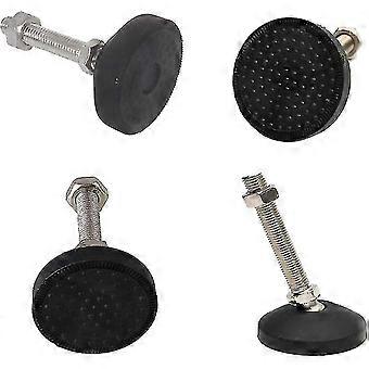 6 Pack D40 X M8 X 50mm Adjustable Swivel Legs, Tilt Nylon Base, Self ...