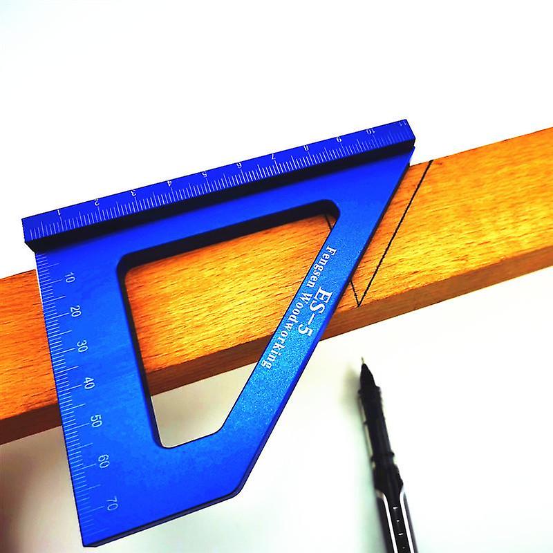 Träbearbetning linjal fyrkantig layout gering triangel linjal 45 grader ...