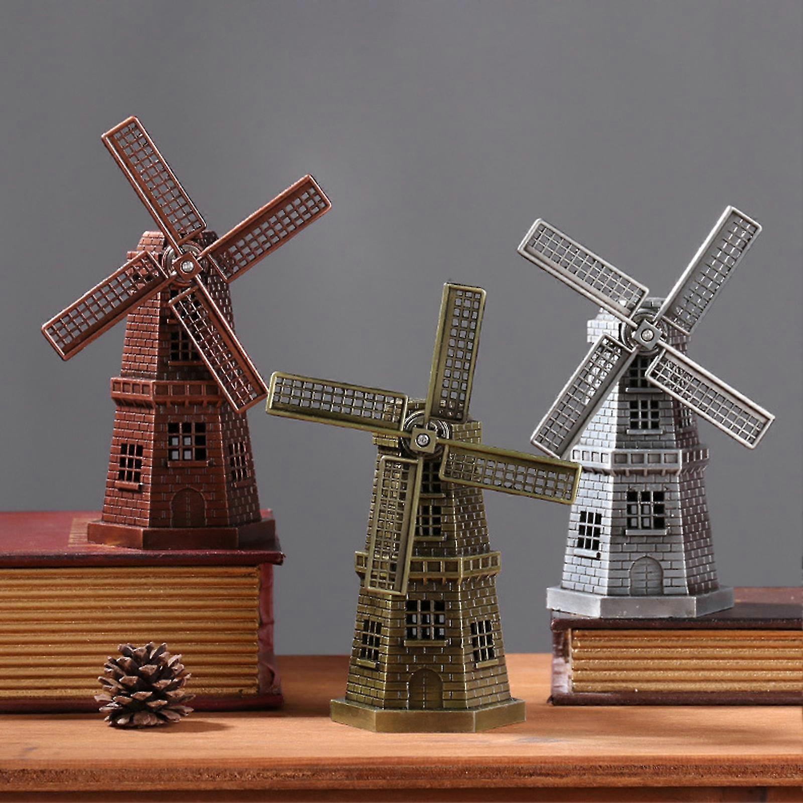 Wharick Windmill Model Rotatable Workmanship Vintage Style Antique ...