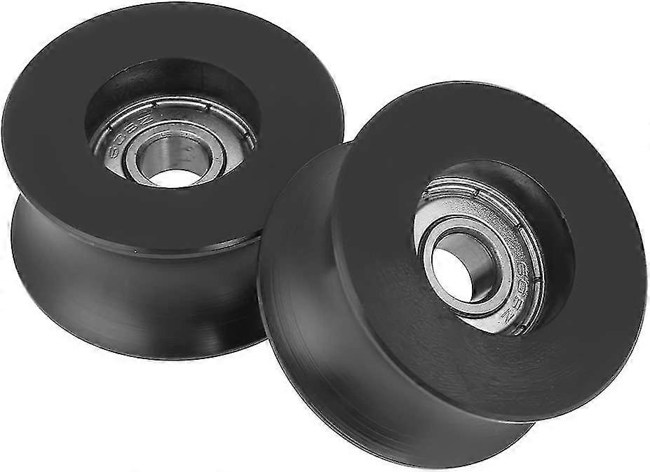 Nylon Coated U-groove Guide Pulley Wheel Roller Bearing, U Type Groove ...