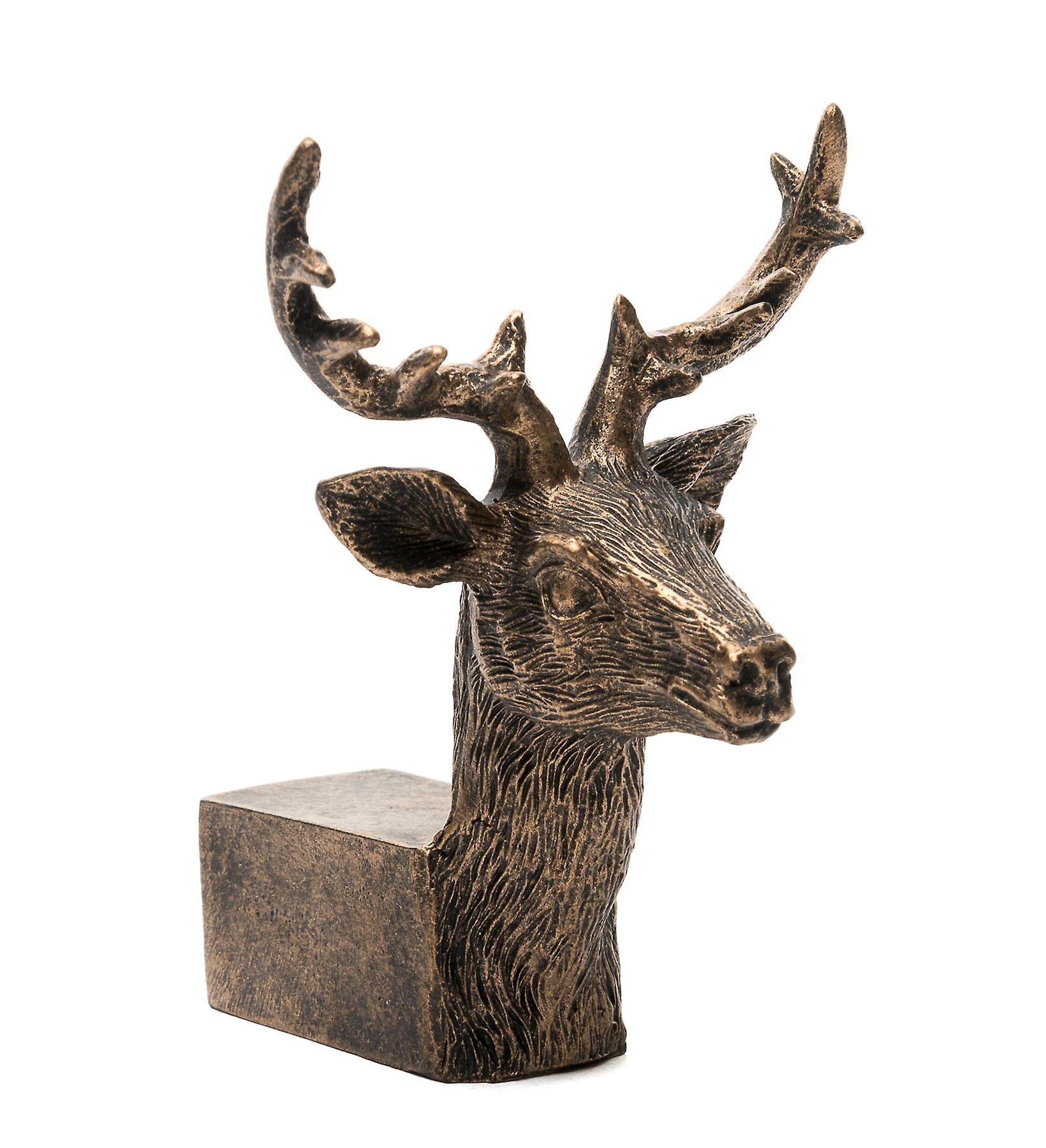 Potty Feet Decorative Stag Themed Plant Pot Feet - Bronze Color - Set ...