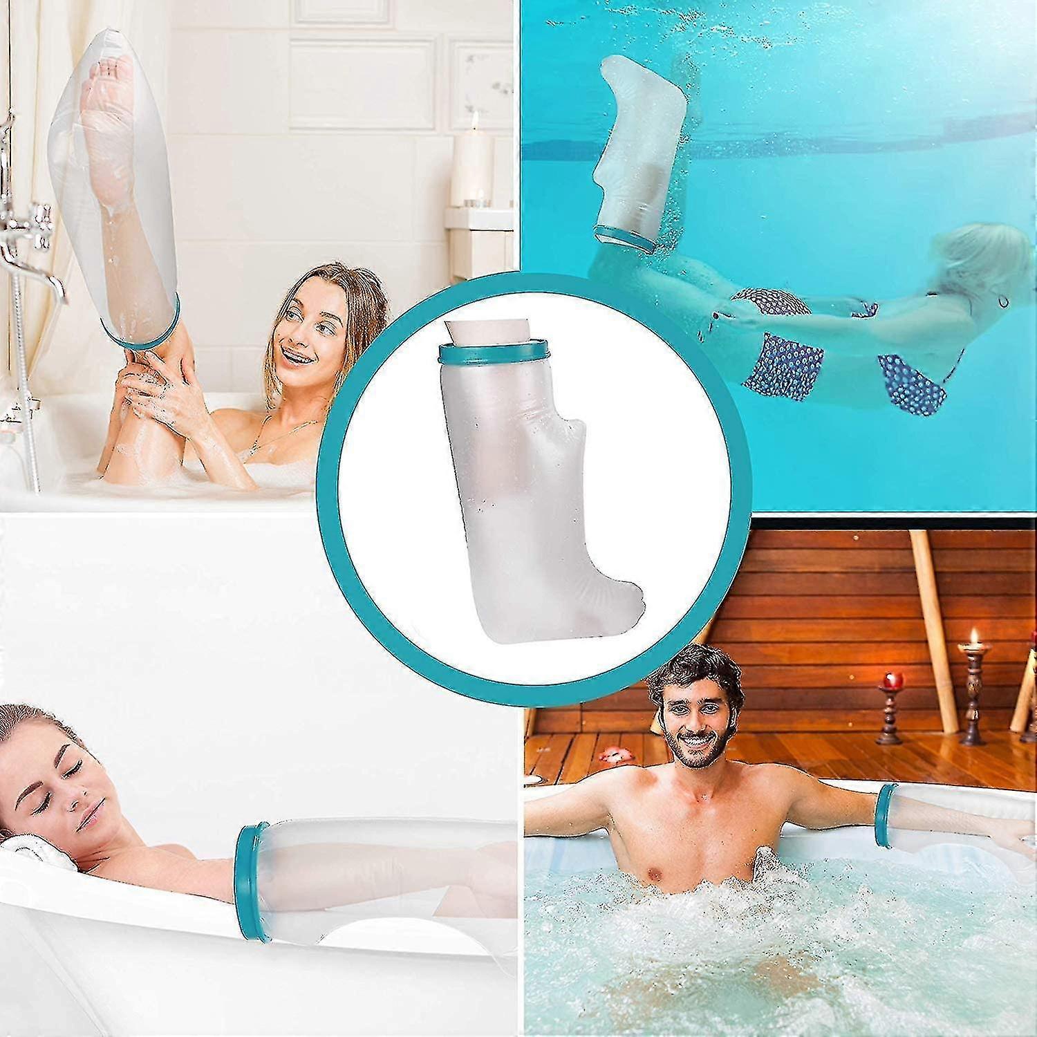 Waterproof Leg Cast Cover For Showering, Reusable Covers For Leg And ...