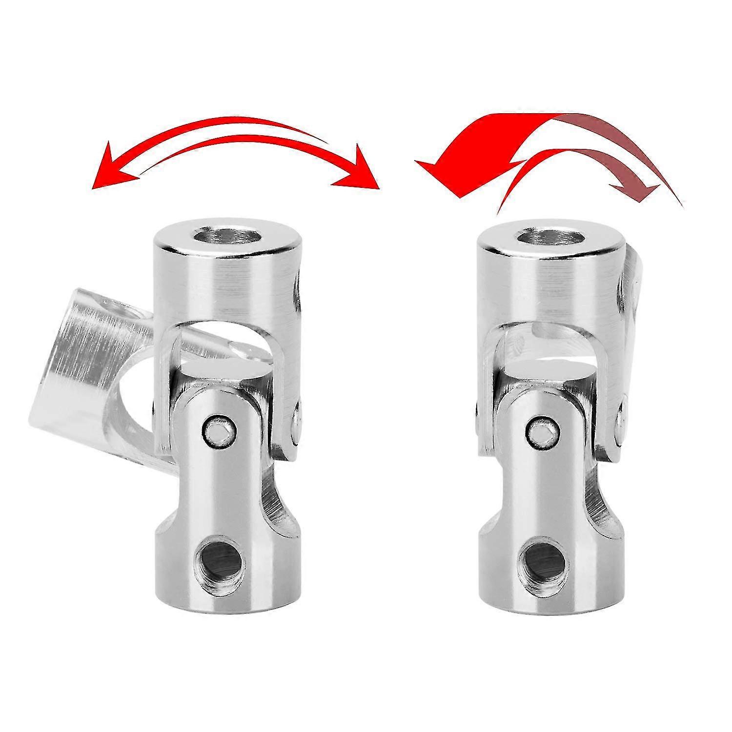 4 Packs 4mm To 4mm Steel Universal Joint Cardan Coupling Connector ...
