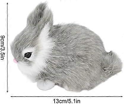 Simulation of animal rabbits, mini plush materials, soft, comfortable ...