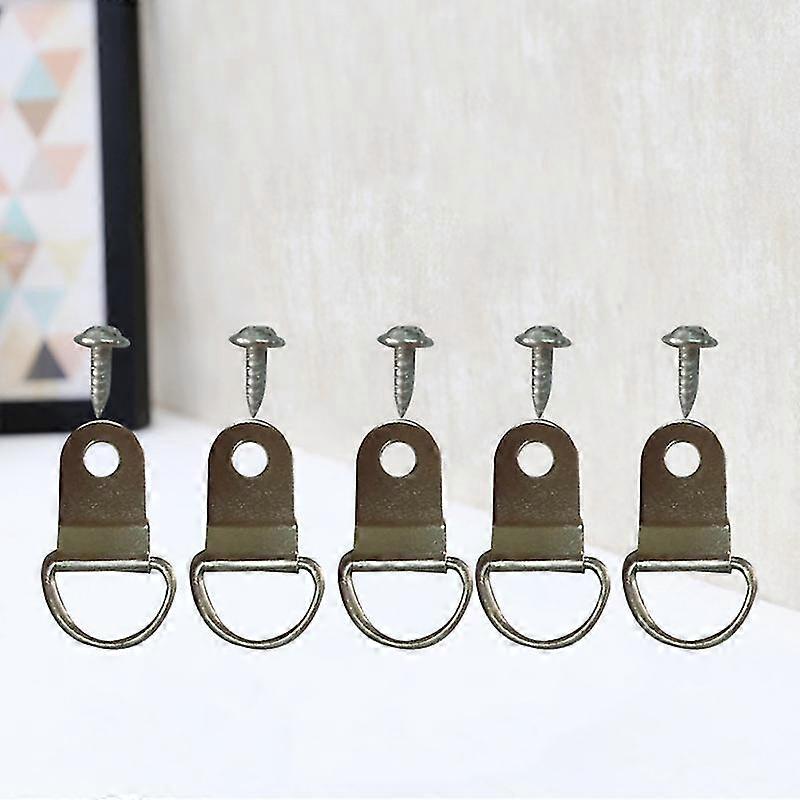 200pcs D-ring Shape Single Hole Hangers Cross Stitch Hanger Hook For ...