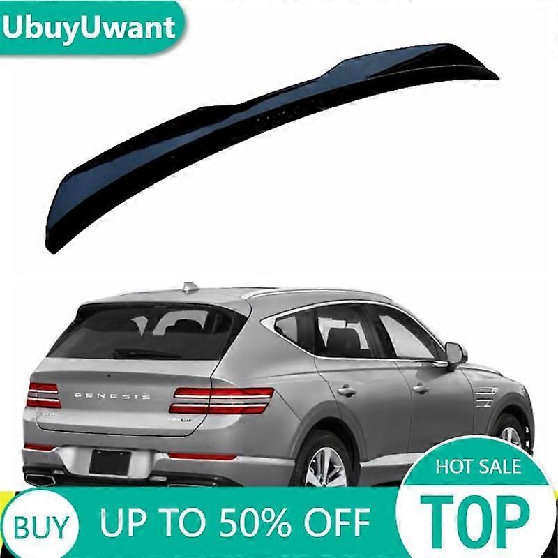 Rear Roof Lip Spoiler For Genesis GV80 2021 Window Spoiler Gloss Black ...