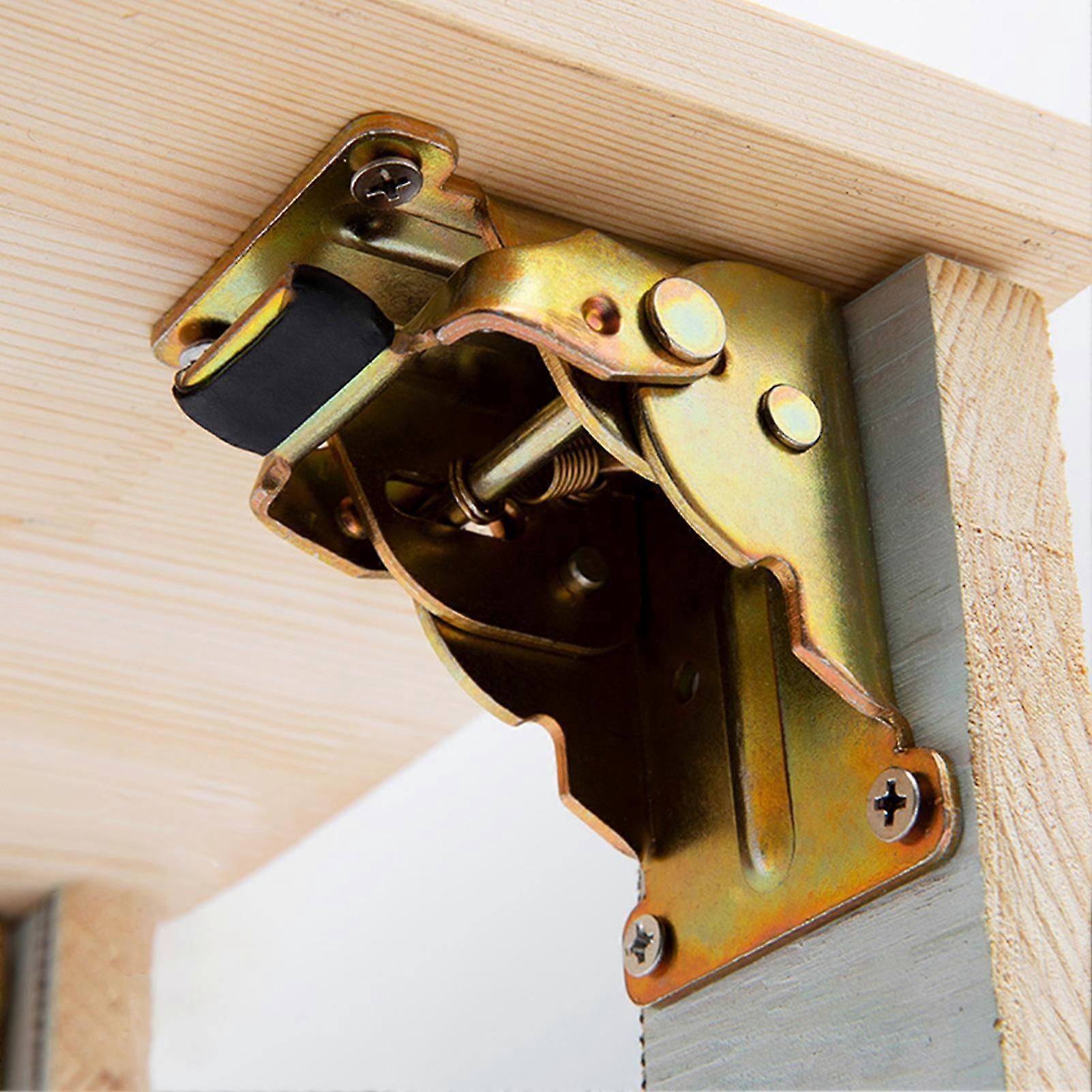 4pcs Self Locking Hinge Strong Bearing Capacity Iron Folding Hinge ...