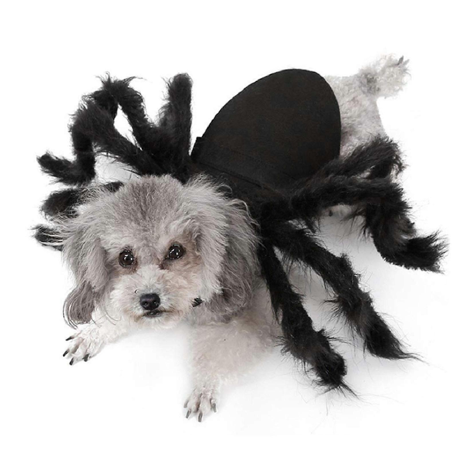 Pet Dog Halloween Spider Costume 8 Spider Wing Cosplay Clothes for ...