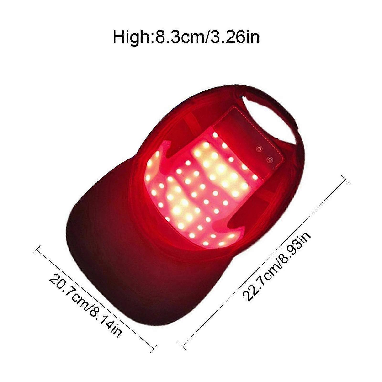 Red Light And Infrared Therapy Cap Hair Growth,4-Mode 2-Light Hair ...