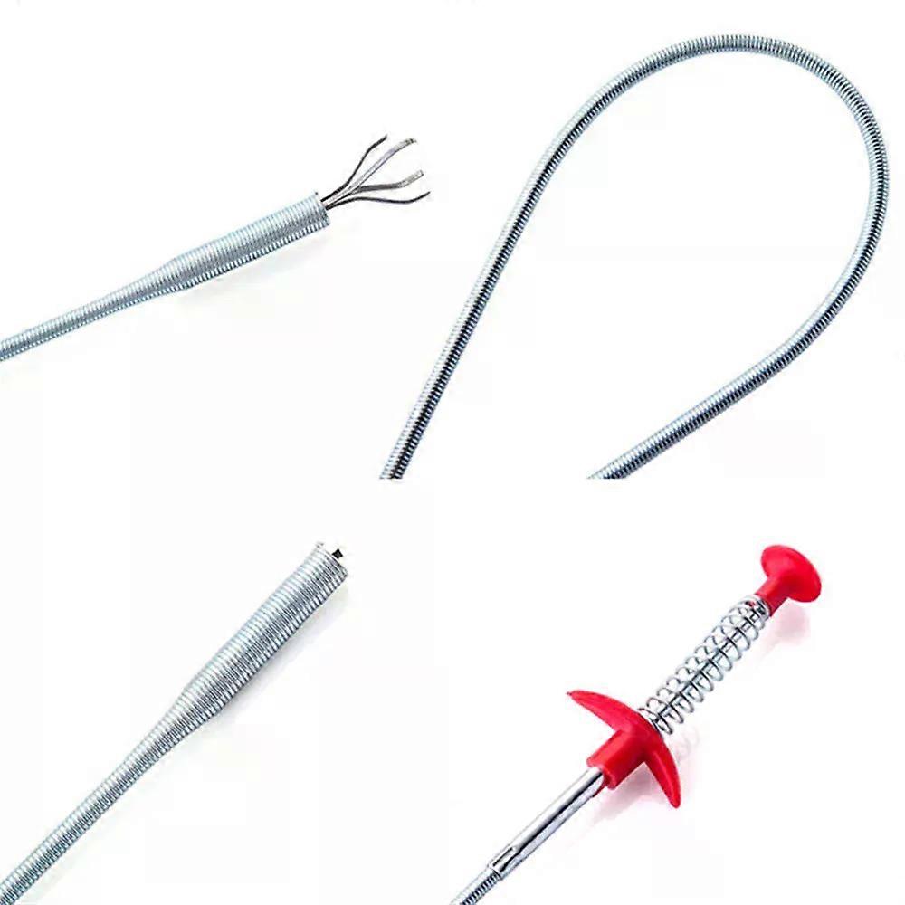Pipe Dredging Tools Sink Cleaner Sewer Kitchen Drain Snake Spring Pipe ...