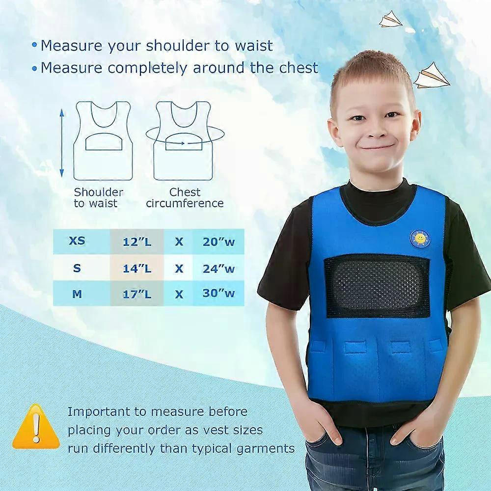 Weighted Vest for Kids Adjustable Weights for Kids Provide Deep ...