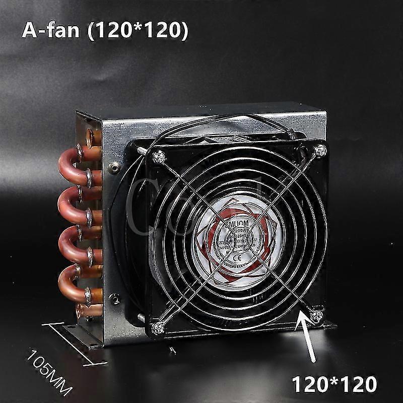 Refrigerator Condenser Radiator With Fan Small Air-cooled Cooling ...