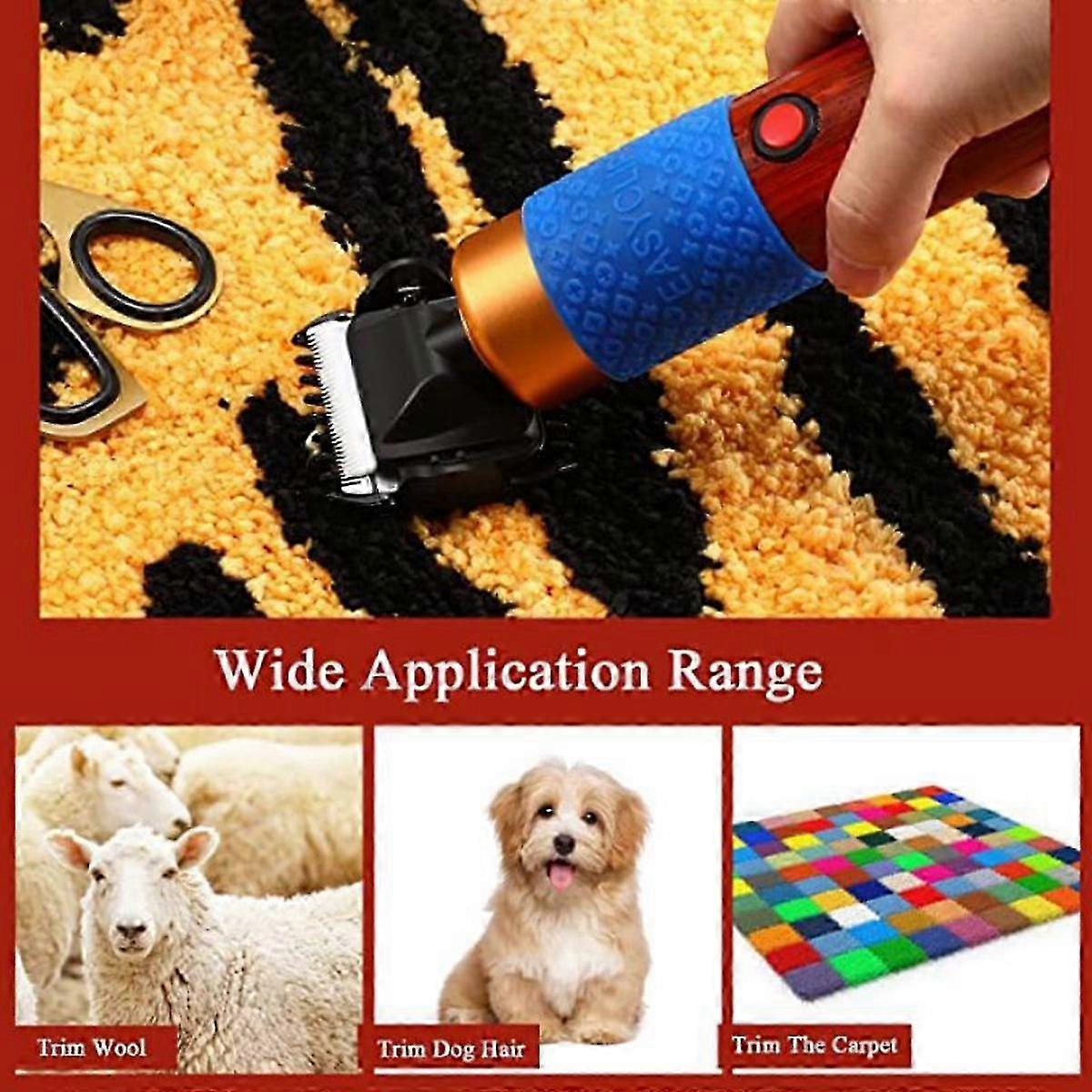 200W Tufting Rug Trimmer Machine Set DIY Tufting Scissors Carpet ...