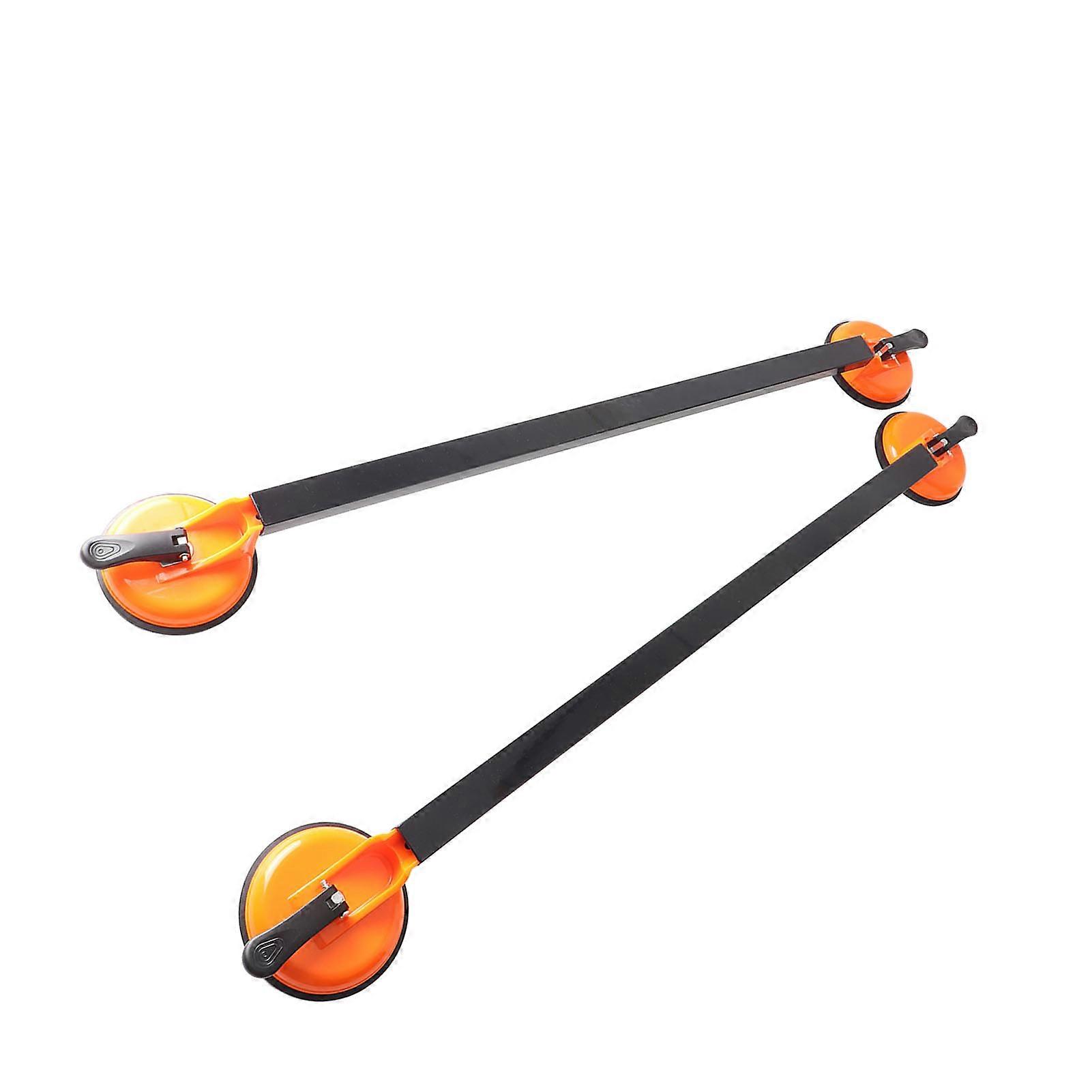 Car Roof Rack Suction Cup Mount Travel Luggage Bars 92cm Square Tube ...