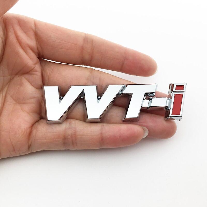 Car 3d Metal Dual Vvt-i / Vvti Logo Decal Sticker For Toyota Camry ...