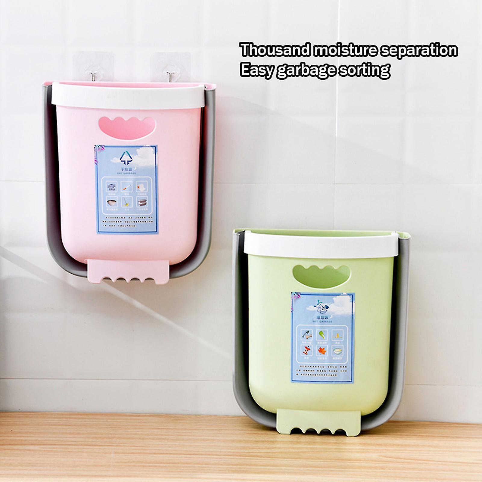 Plastic Hanging Waste Container Recycling Garbage Basket For Household ...