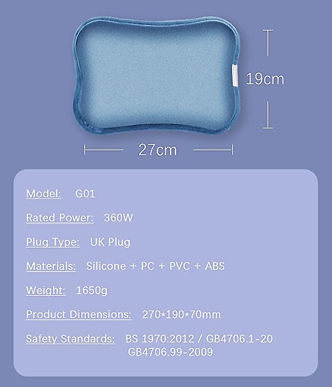 Rechargeable Electric Hot Water Bottles, Wearable Electric Warmer ...