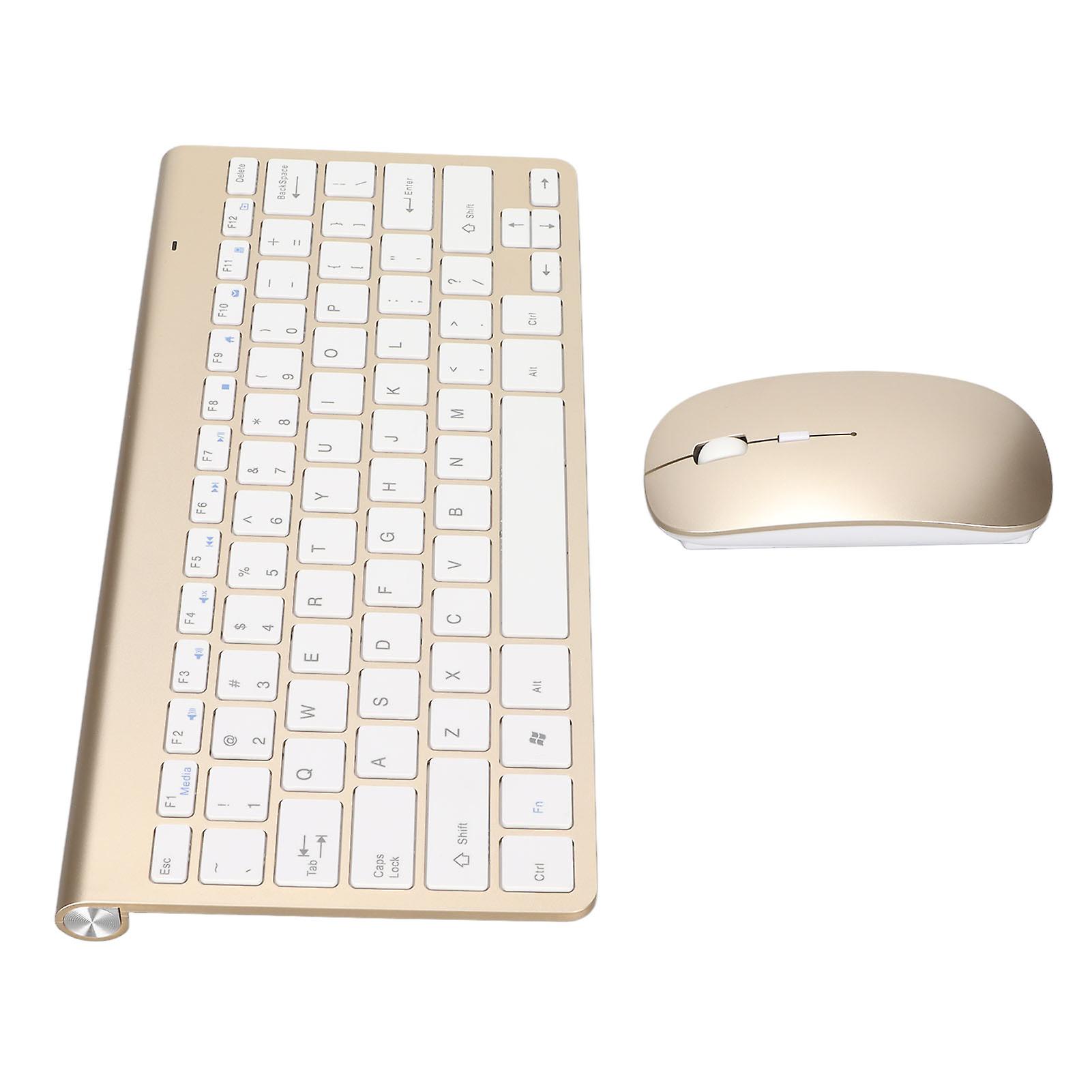 Wireless Keyboard and Mouse Set - 2.4G, Thin Etched Keycaps, Ergonomic ...