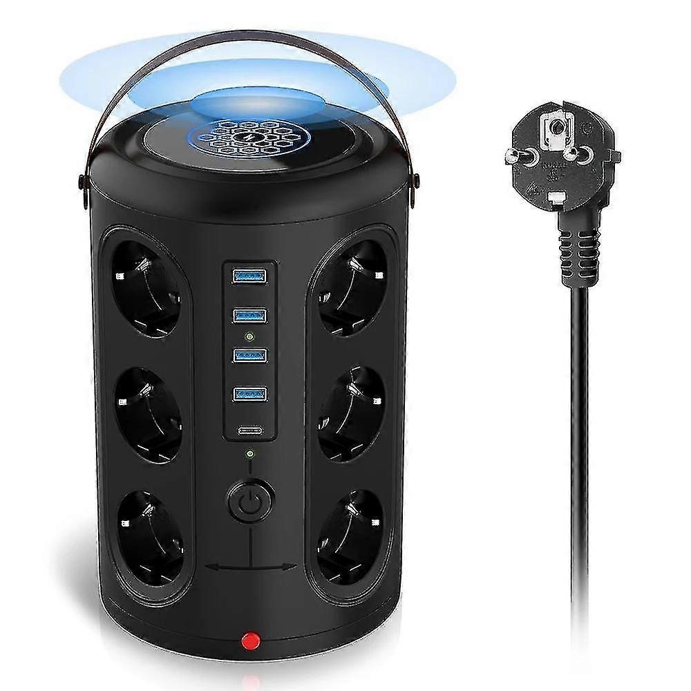 Multi Plug Socket Tower Extension 2500w Ac110-250v10a With 12 Ac ...