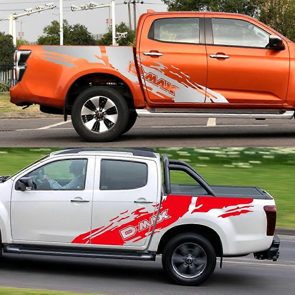 Pickup Stickers For Isuzu Dmax D Max Car Door Side Decals Truck ...