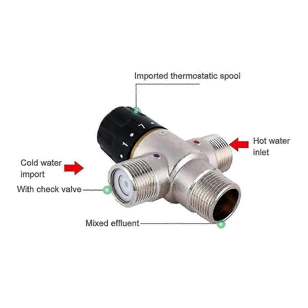 3/4 Inch Dn20 Solar Heater Thermostatic Mixing For Valve Tmv Pipe For ...