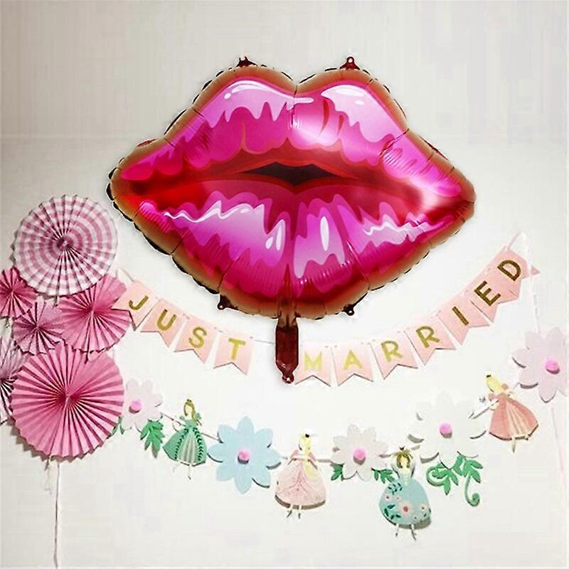 2X Lip Helium Balloons Red Lip Balloon For Valentine s Day Kiss Me Foil ...