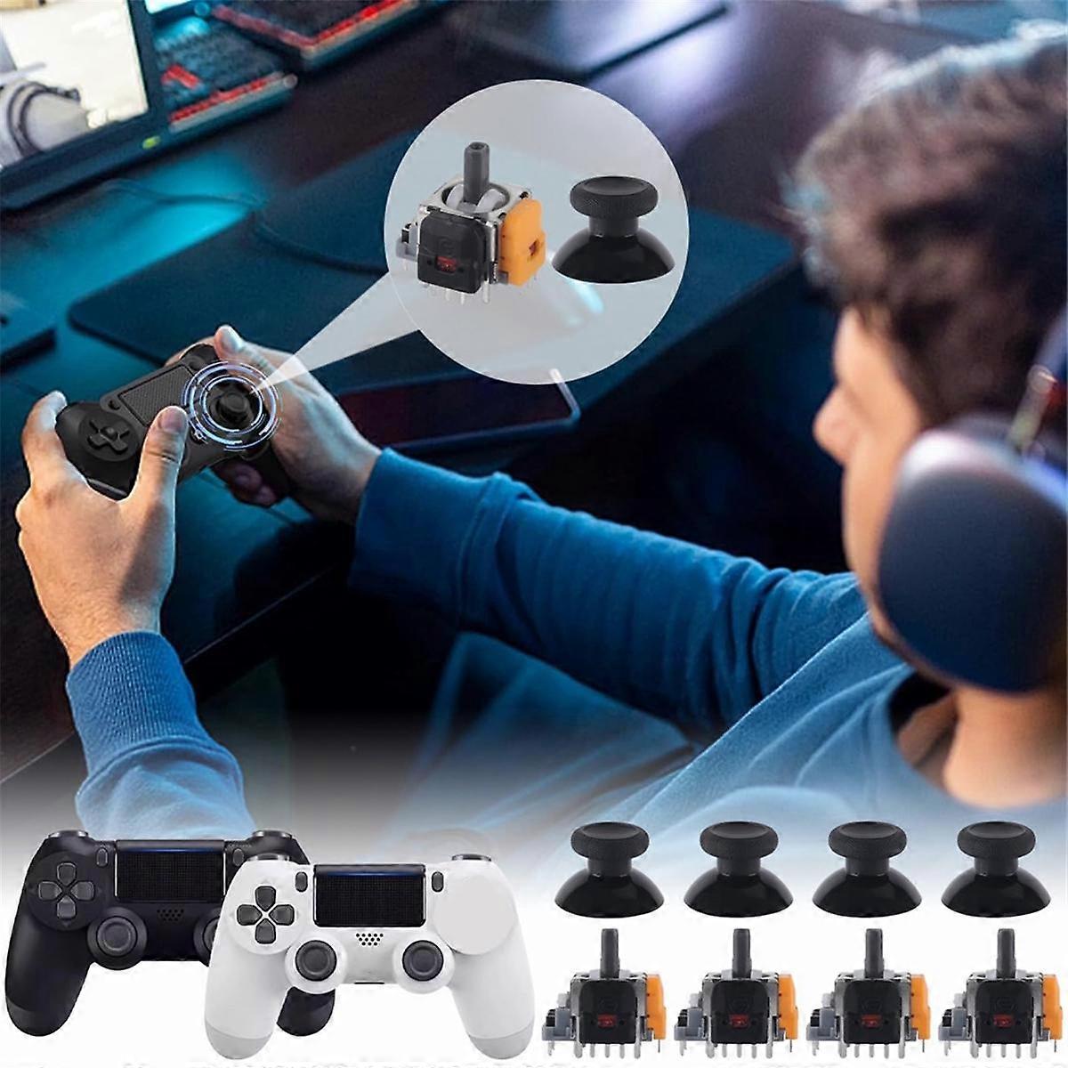 Joysticks Replacement for ,4 Pack Hall Effect 3D Analog Sensor ...