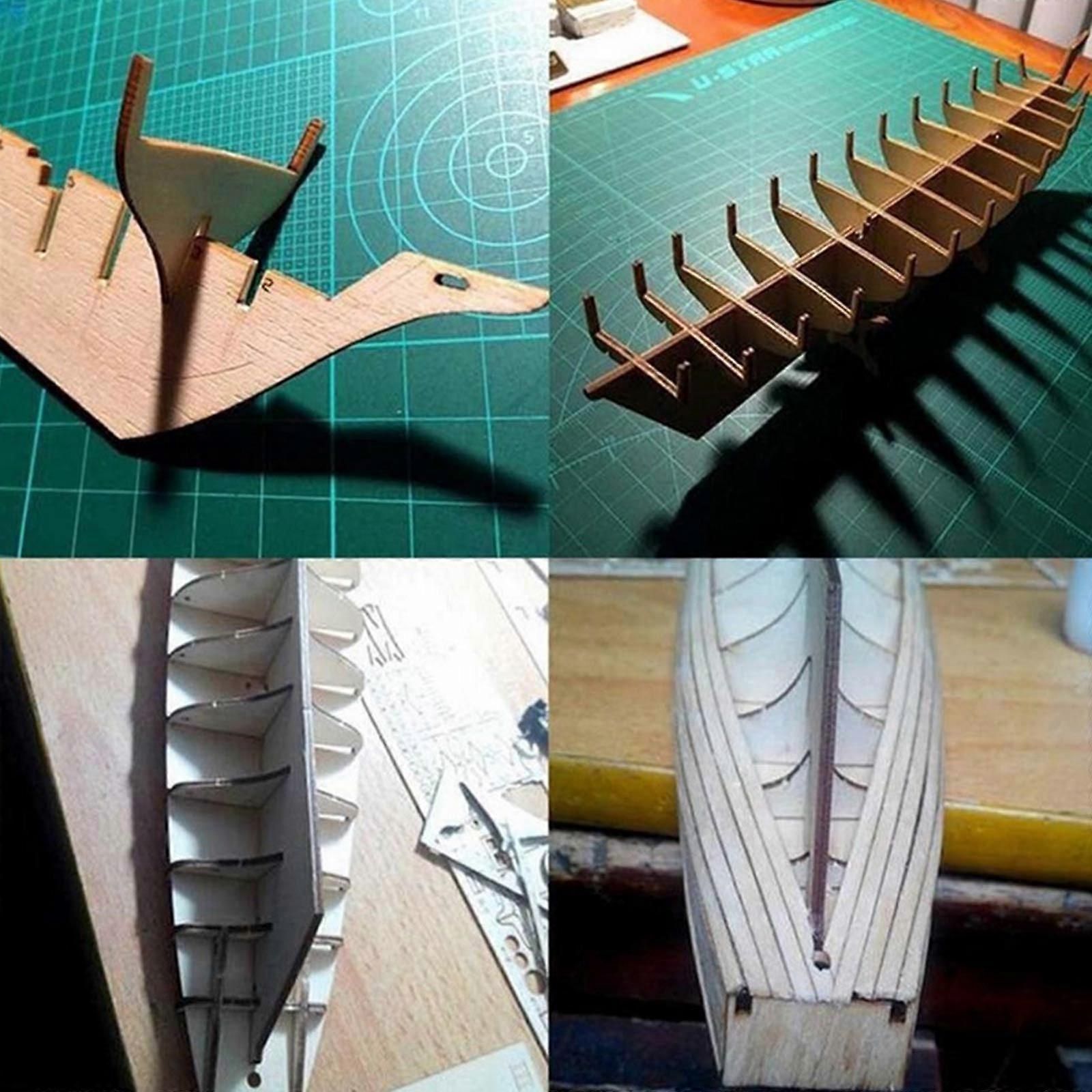 1:130 Scale DIY Ship Assembly Model Classical Wooden Sailing Boat Wood ...