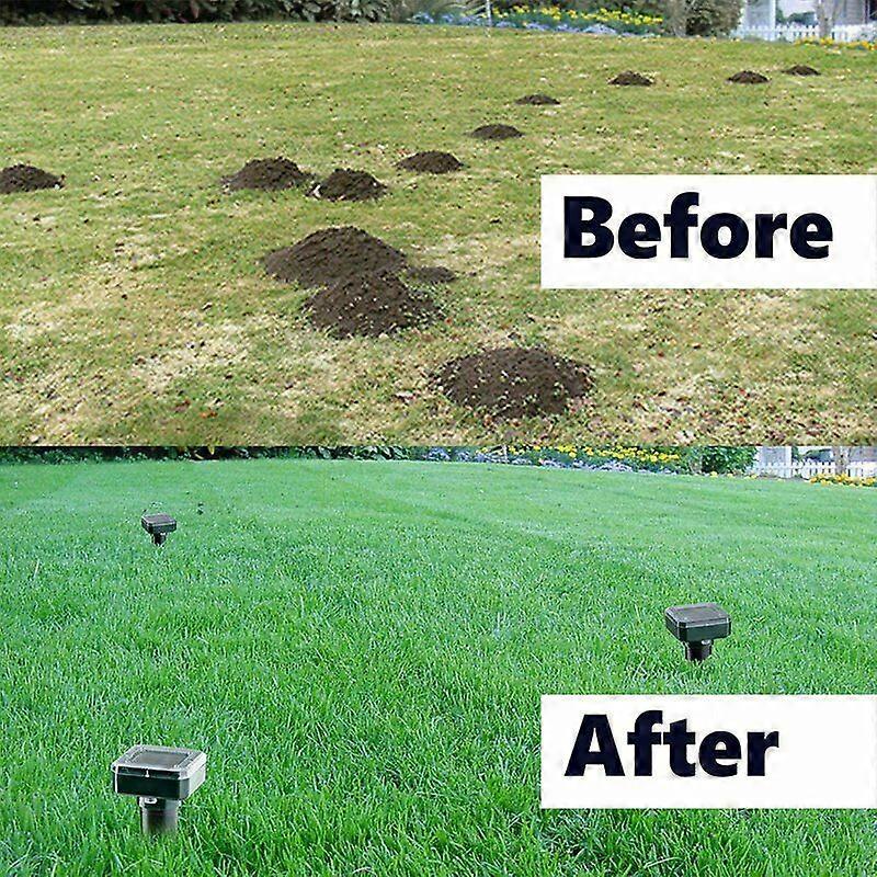 4pcs Garden Cat Repeller, Solar Ultrasonic Marten Repeller Waterproof ...